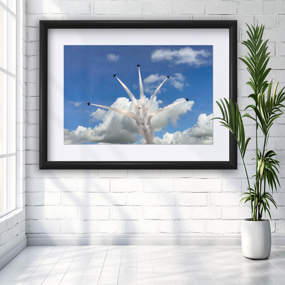 US Navy Delta Burst Print, Aviation Wall Art - Etsy