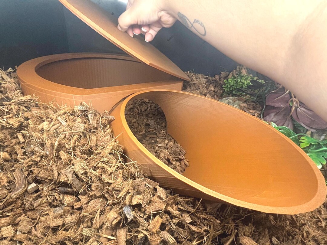 Burrow Buddy Snake Hide OUTLIER L Ball Python Hide, Large Snake Hide - Etsy