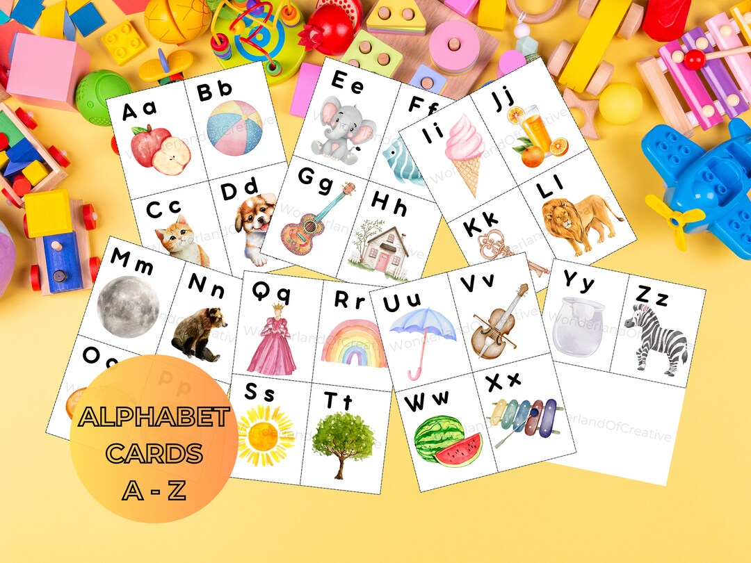Alphabet Adventure: A to Z Cards for Kids Discover a World of Objects ...