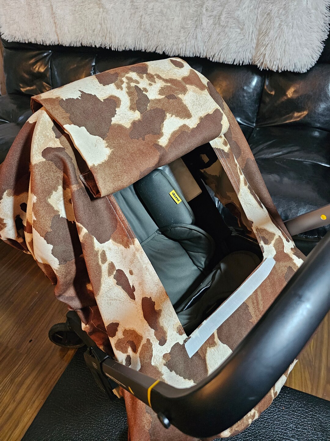 Cow Print Car Seat And Stroller
