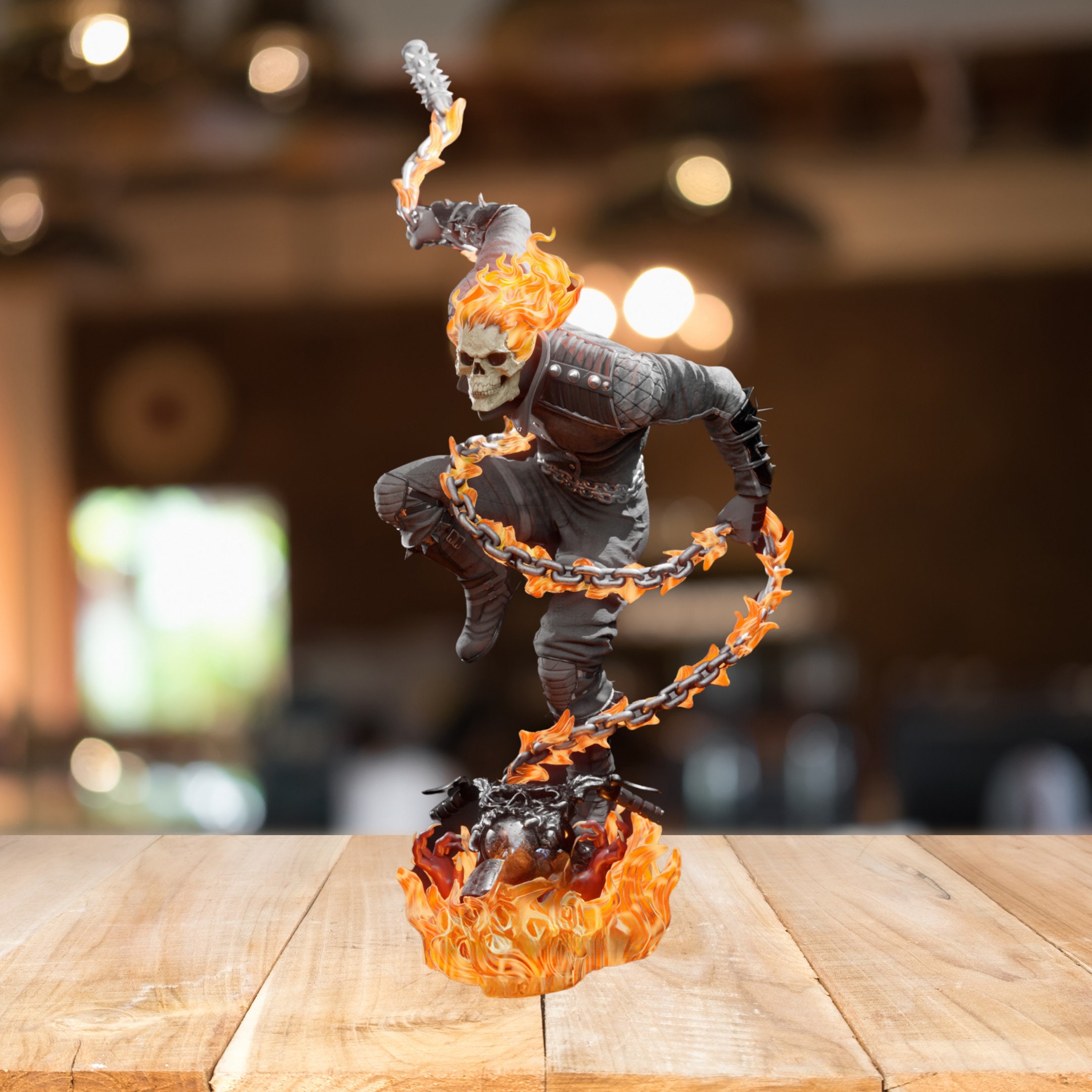 Buy Ghost Rider 3D STL Files High Quality 3D STL Model 3D Character ...