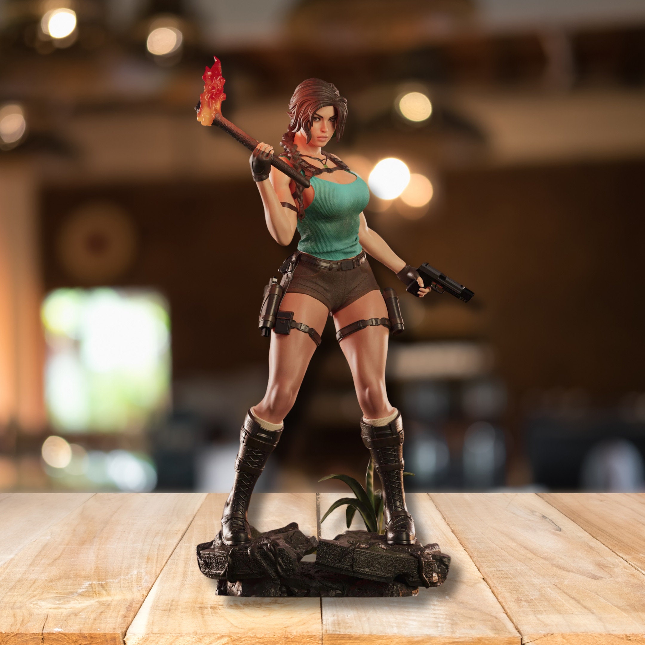 Lara Croft 3D STL Files High Quality 3D Printing Files 3D STL Model Printing 3D Character for 3D ...