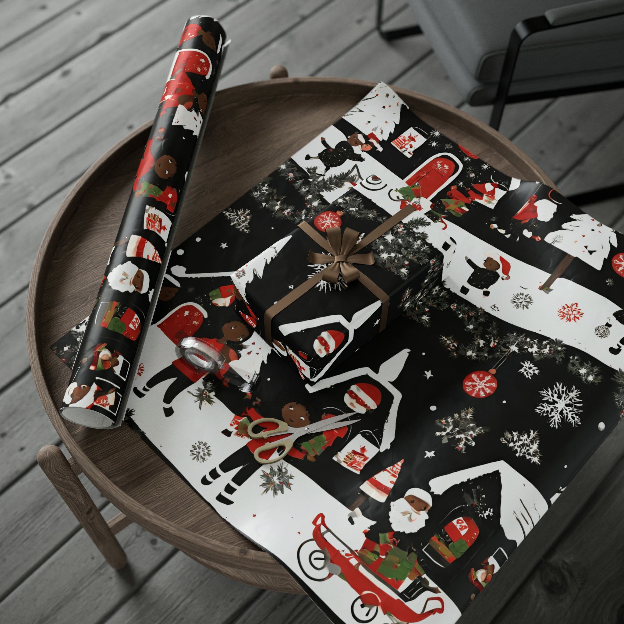 Black People Wrapping Paper, Black Kids Wrapping Paper, African ...