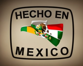 Hecho En Mexico Logo ,file Ai.pdf.eps.svg. - Etsy