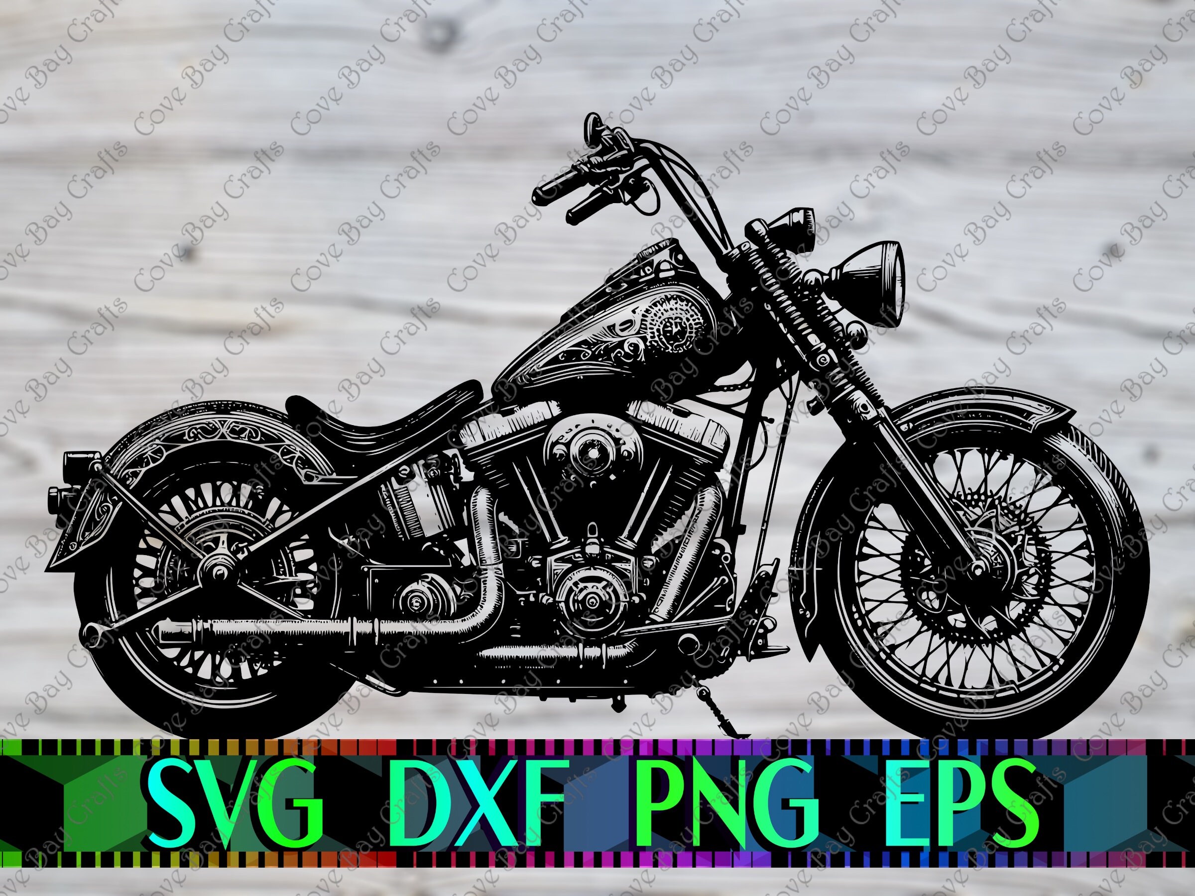 Chopper SVG DXF EPS Png Download, Printable, Editable Vector, Ready for ...