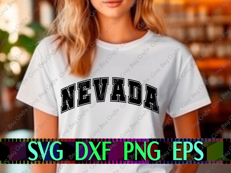 Nevada SVG DXF EPS Png Download, Printable, Cuttable, Editable Vector ...