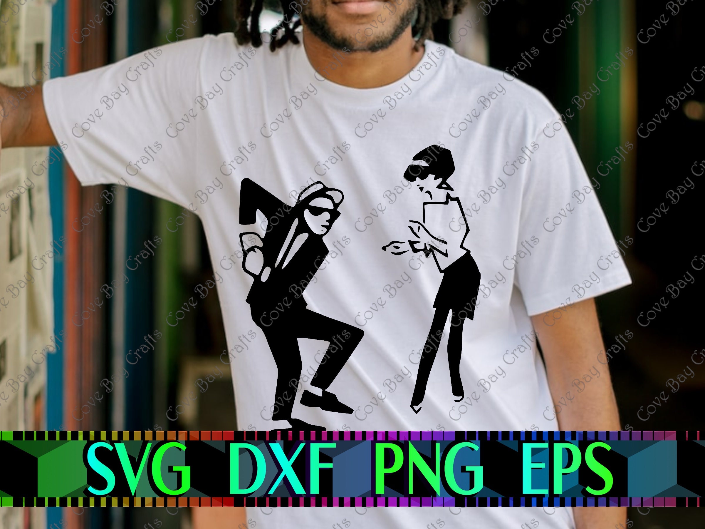 Ska Dancers SVG DXF EPS Png Download, Printable, Cuttable, Editable ...