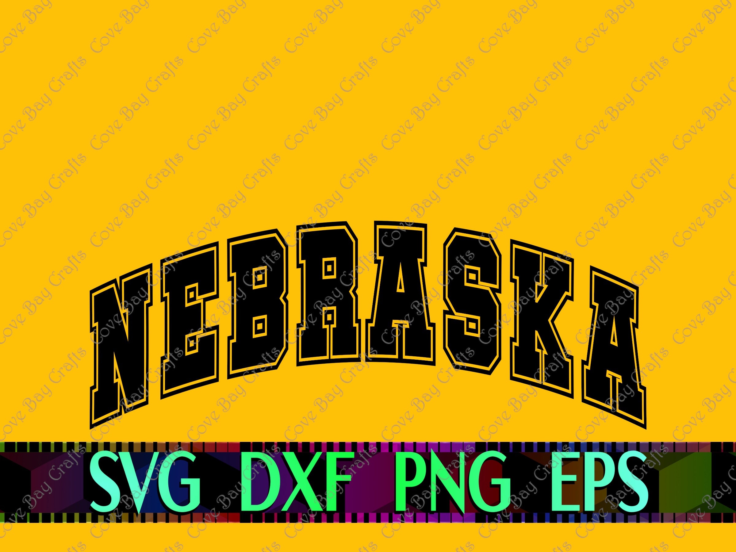 Nebraska SVG DXF EPS Png Download, Printable, Cuttable, Editable Vector ...