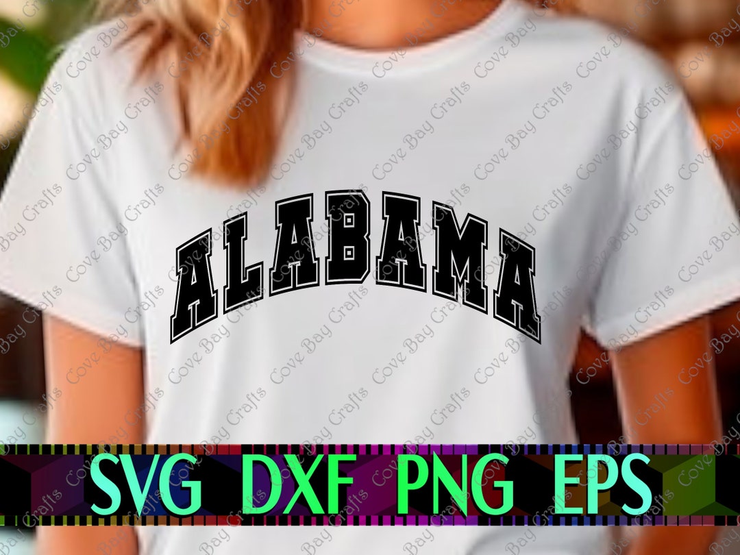 Alabama SVG DXF EPS Png Download Printable Cuttable - Etsy