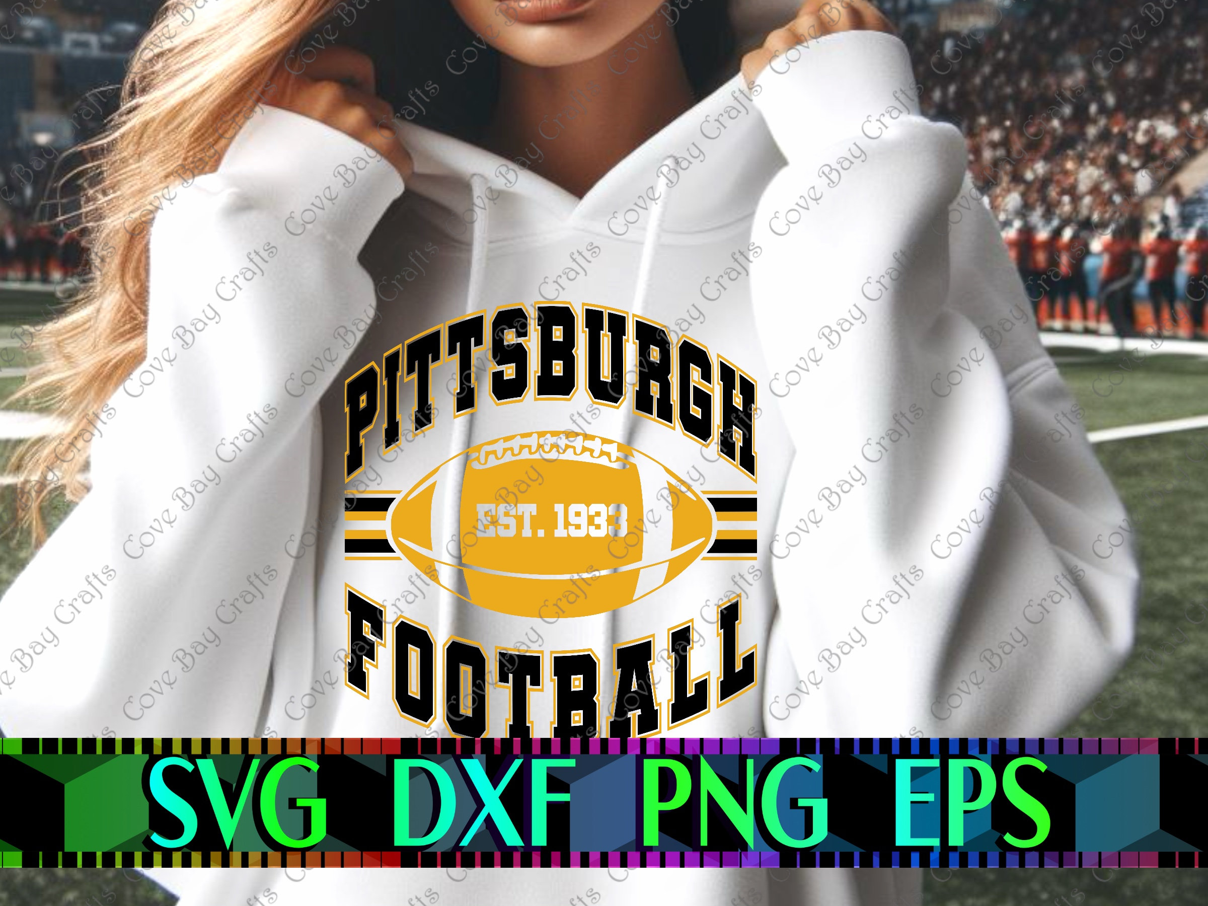 Pittsburgh Football SVG DXF EPS Png Download, Printable, Cuttable ...