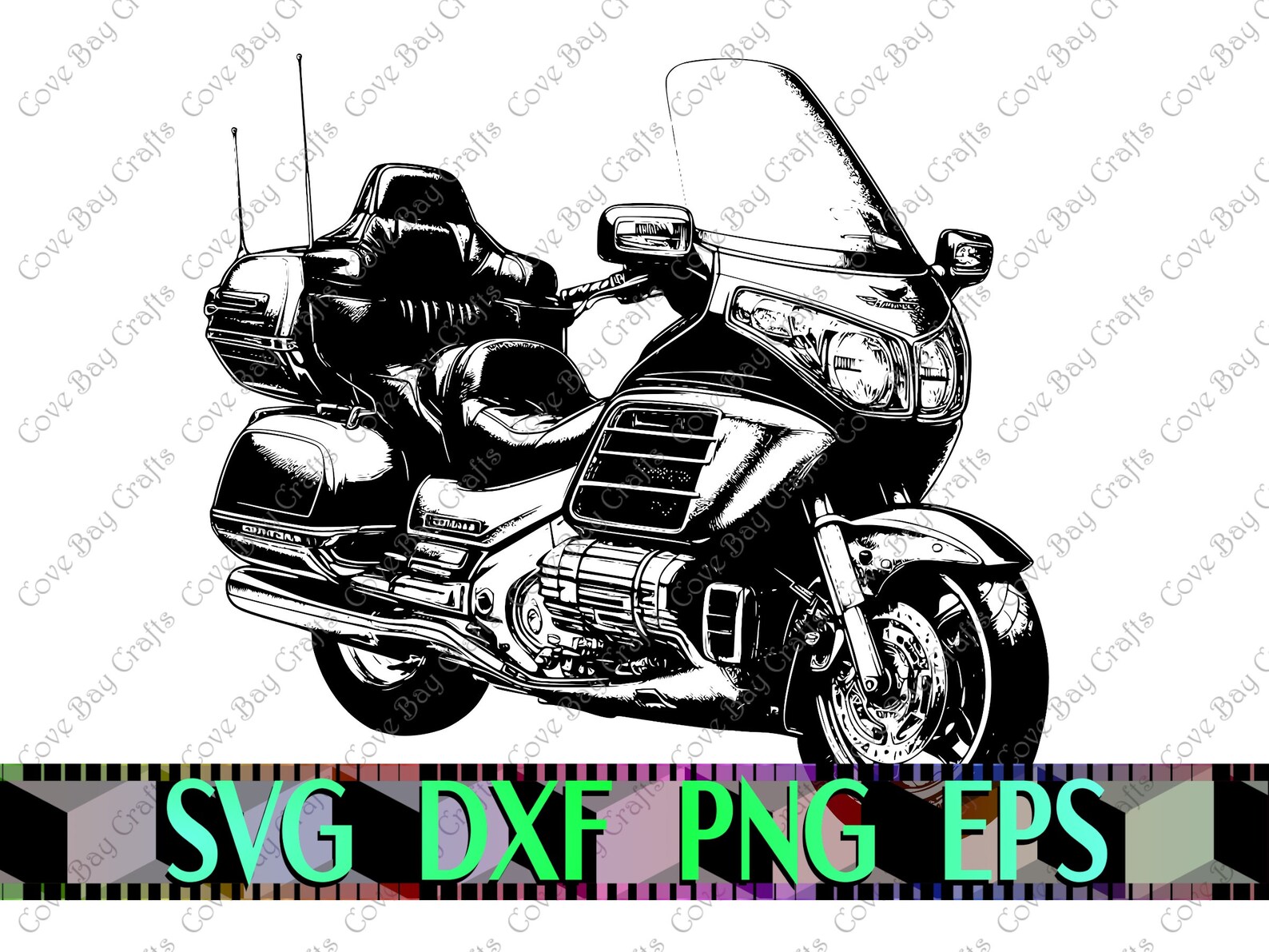 Goldwing SVG DXF EPS Png Download, Printable, Editable Vector, Ready ...