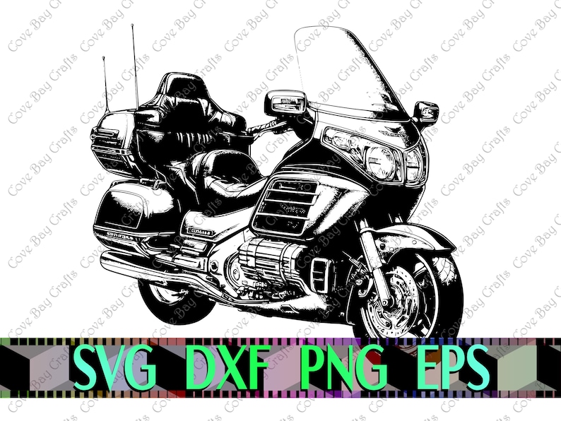 Goldwing SVG DXF EPS Png Download, Printable, Editable Vector, Ready ...