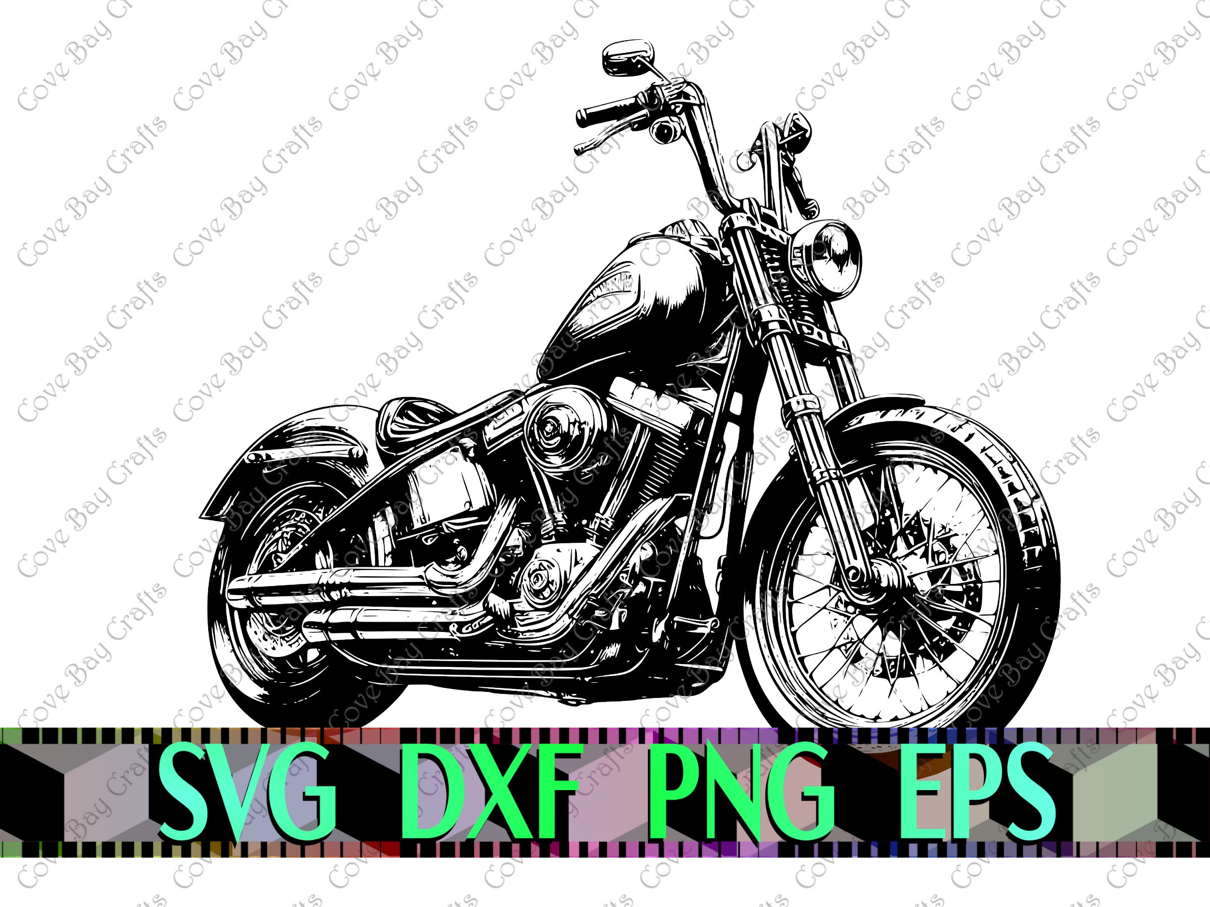 Chopper SVG DXF EPS Png Download, Printable, Editable Vector, Ready for ...