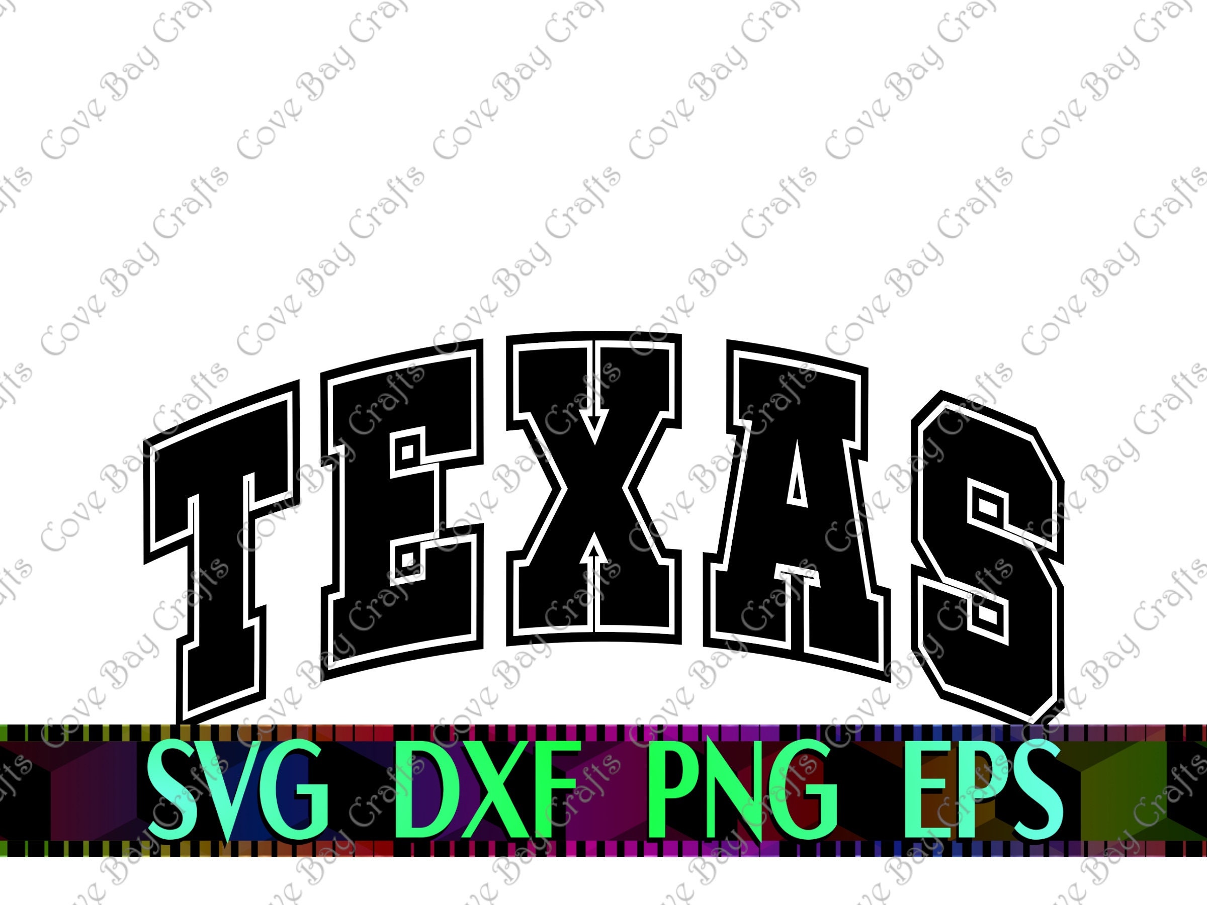 Texas SVG DXF EPS Png Download, Printable, Cuttable, Editable Vector ...