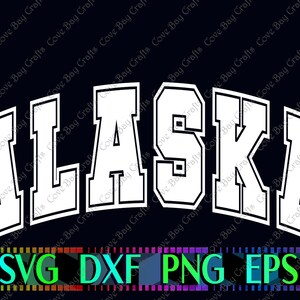 Alaska Design SVG DXF EPS Png Download, Printable, Editable Vector ...