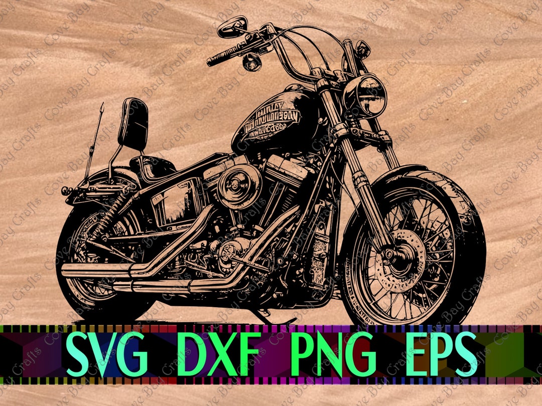 Chopper SVG DXF EPS Png Download, Printable, Editable Vector, Ready for ...