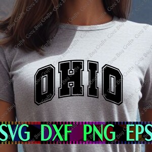 Ohio SVG DXF EPS Png Download, Printable, Cuttable, Editable Vector ...