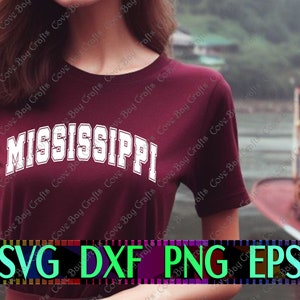 Mississippi SVG DXF EPS Png Download, Printable, Cuttable, Editable ...