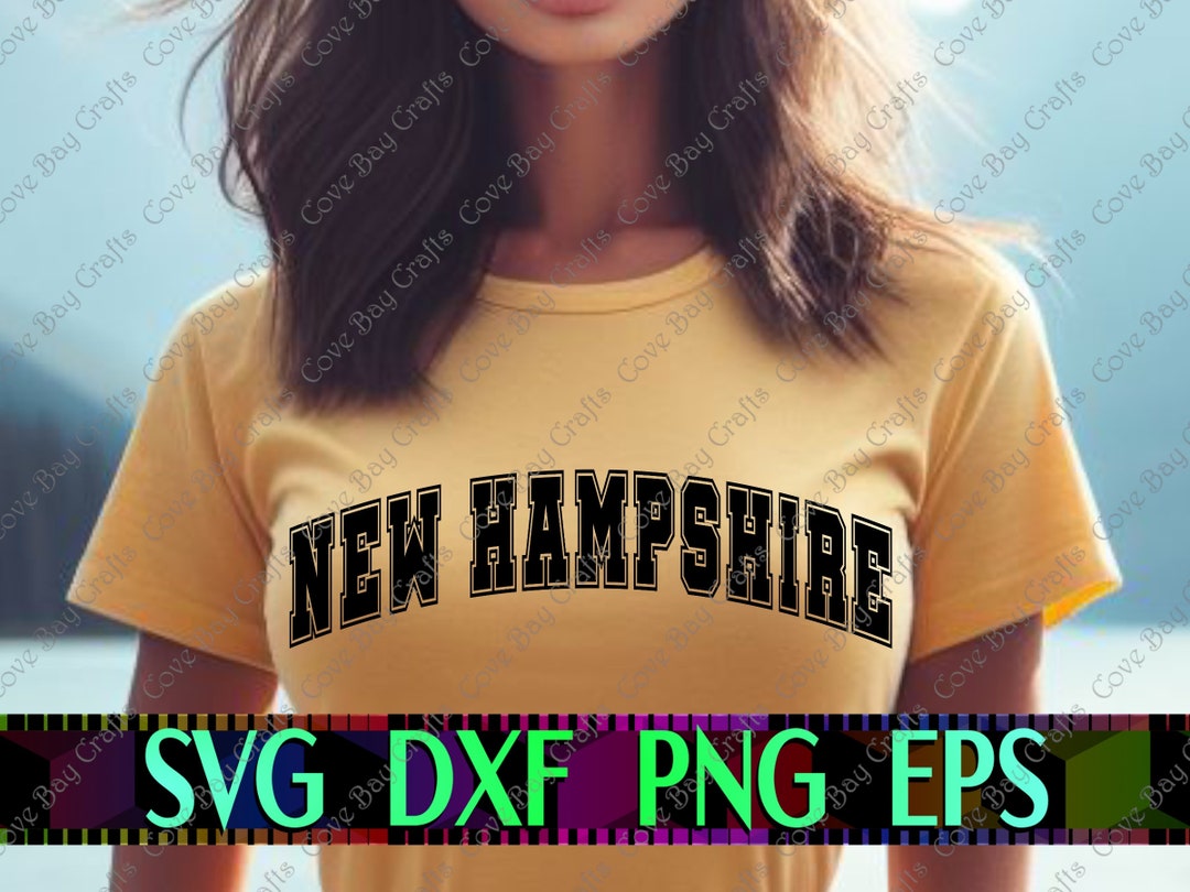 New Hampshire SVG DXF EPS Png Download, Printable, Cuttable, Editable ...