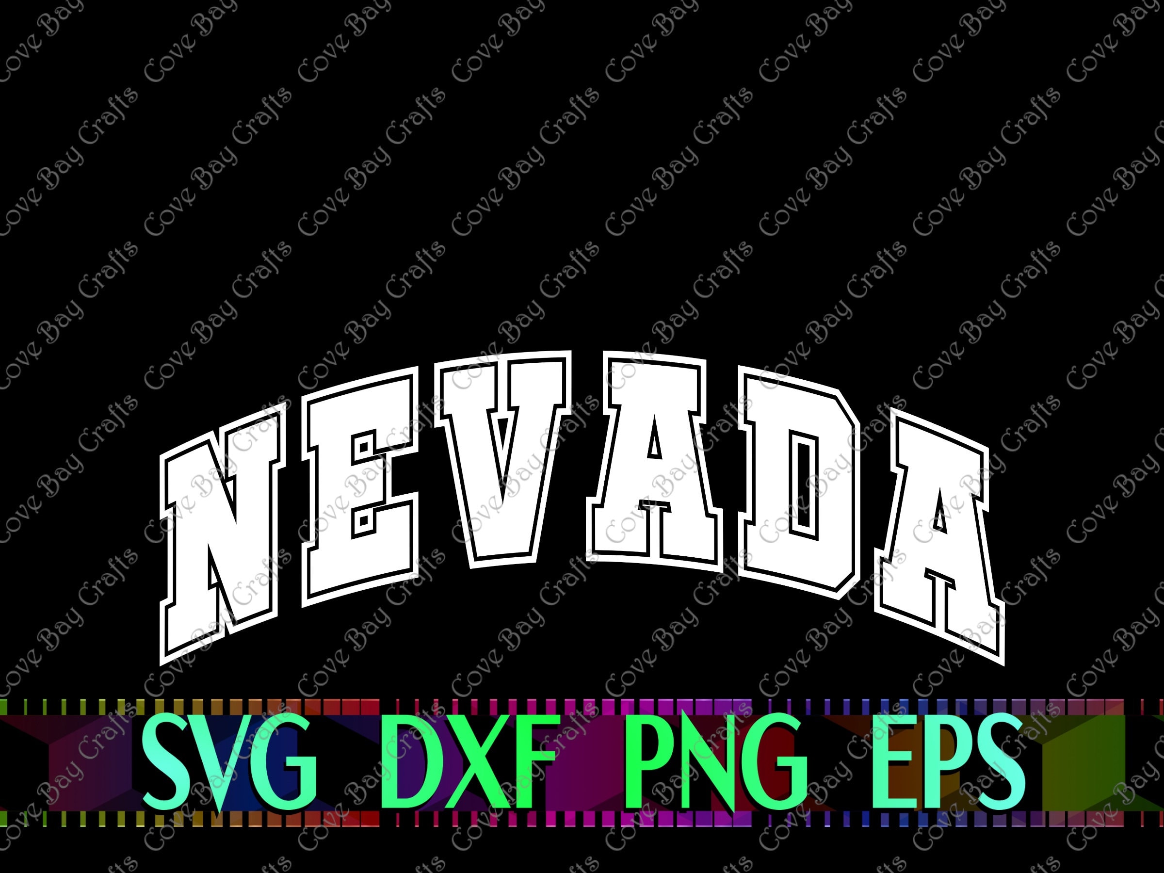 Nevada SVG DXF EPS Png Download, Printable, Cuttable, Editable Vector ...