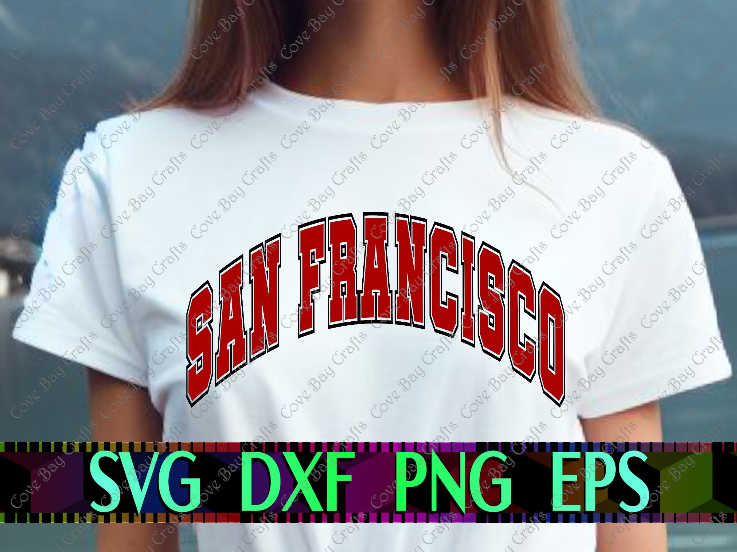 San Francisco SVG DXF EPS Png Download, Printable, Cuttable, Editable ...