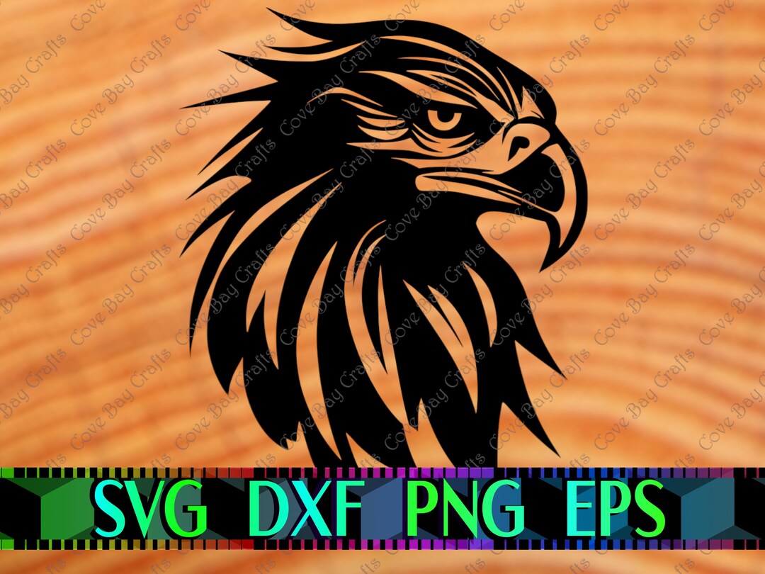 Eagle SVG DXF EPS Png Download, Printable, Editable Vector, Ready for ...