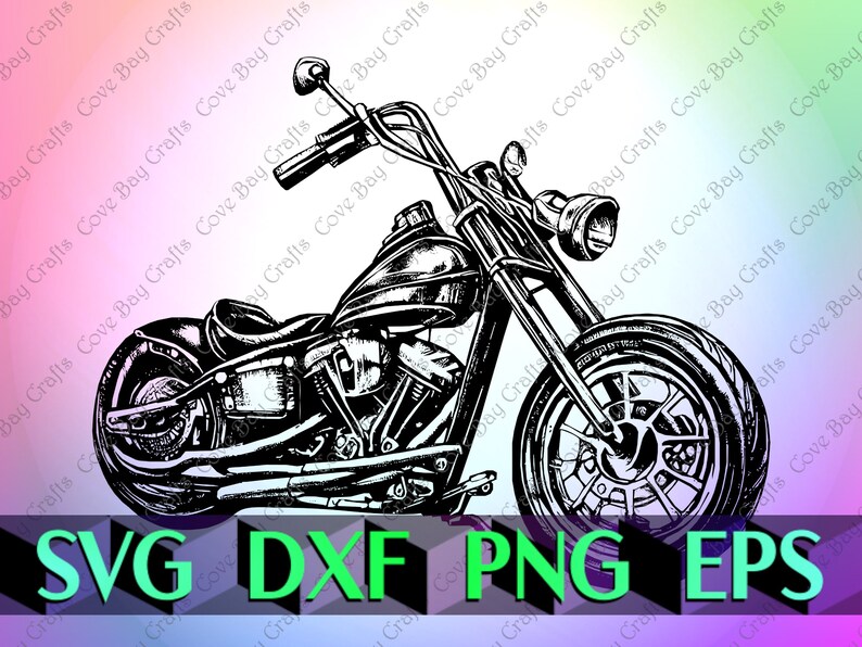 Chopper SVG DXF EPS Png Download Printable Editable Vector - Etsy