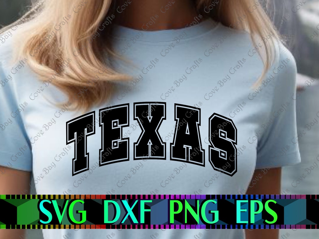 Texas SVG DXF EPS Png Download, Printable, Cuttable, Editable Vector ...