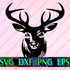 Stag SVG DXF EPS Png Download, Printable, Cuttable, Editable Vector ...