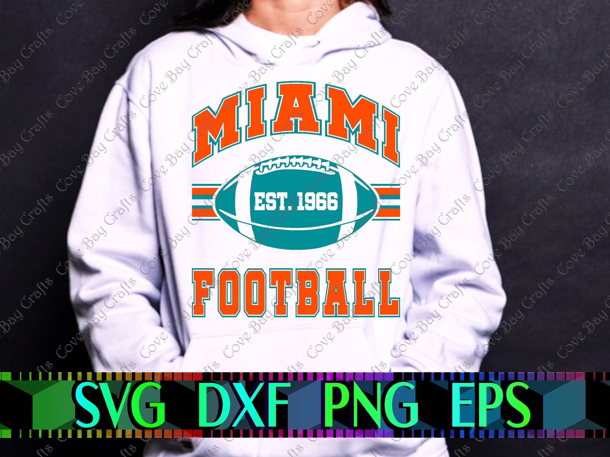 Miami Football Design SVG DXF EPS Png Download, Printable, Editable ...