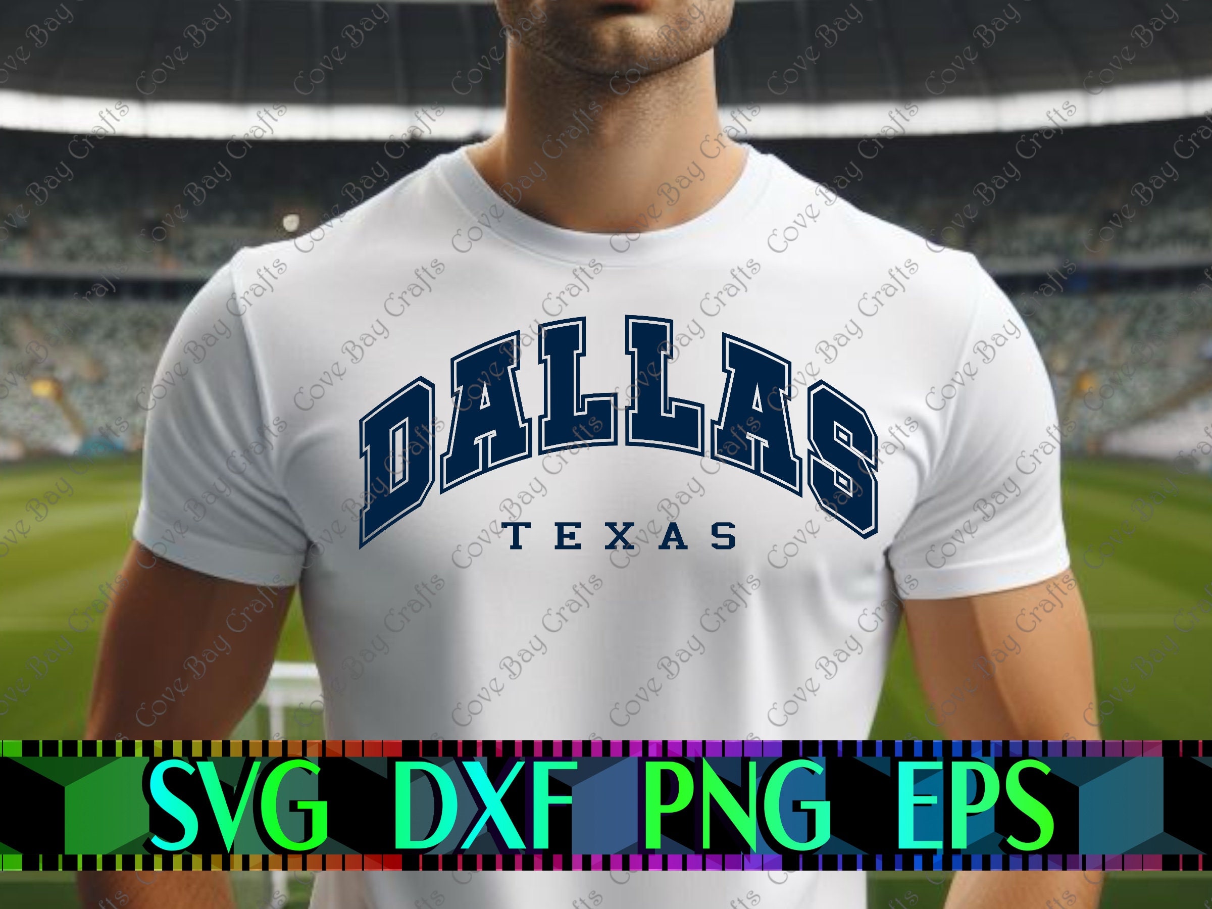 Dallas SVG DXF EPS Png Download, Printable, Editable Vector, Ready for ...