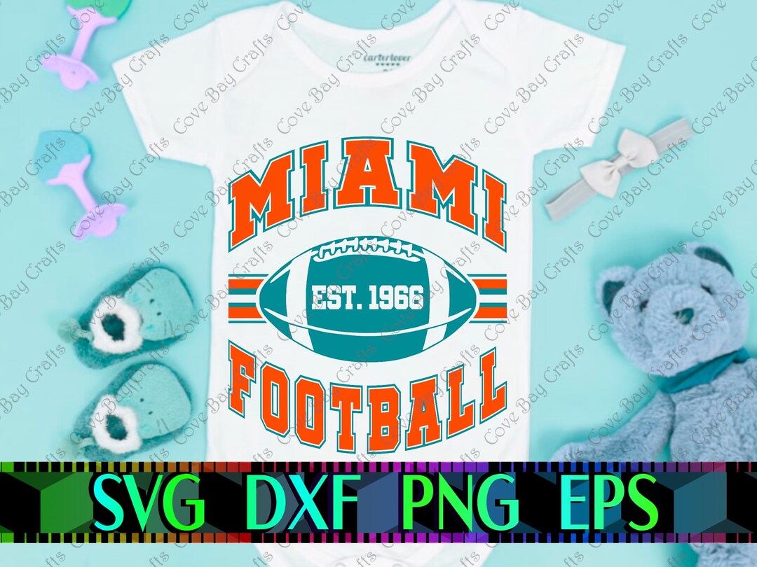 Miami Football Design SVG DXF EPS Png Download, Printable, Editable ...