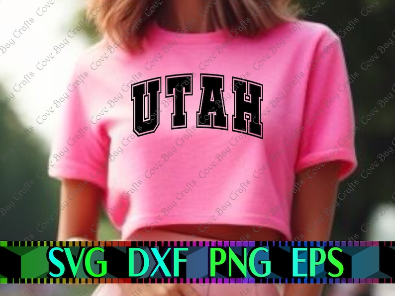 Utah SVG DXF EPS Png Download, Printable, Cuttable, Editable Vector ...