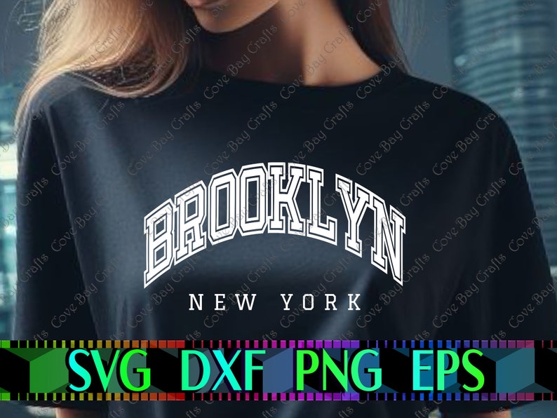 Brooklyn SVG DXF EPS Png Download, Printable, Cuttable, Editable Vector ...