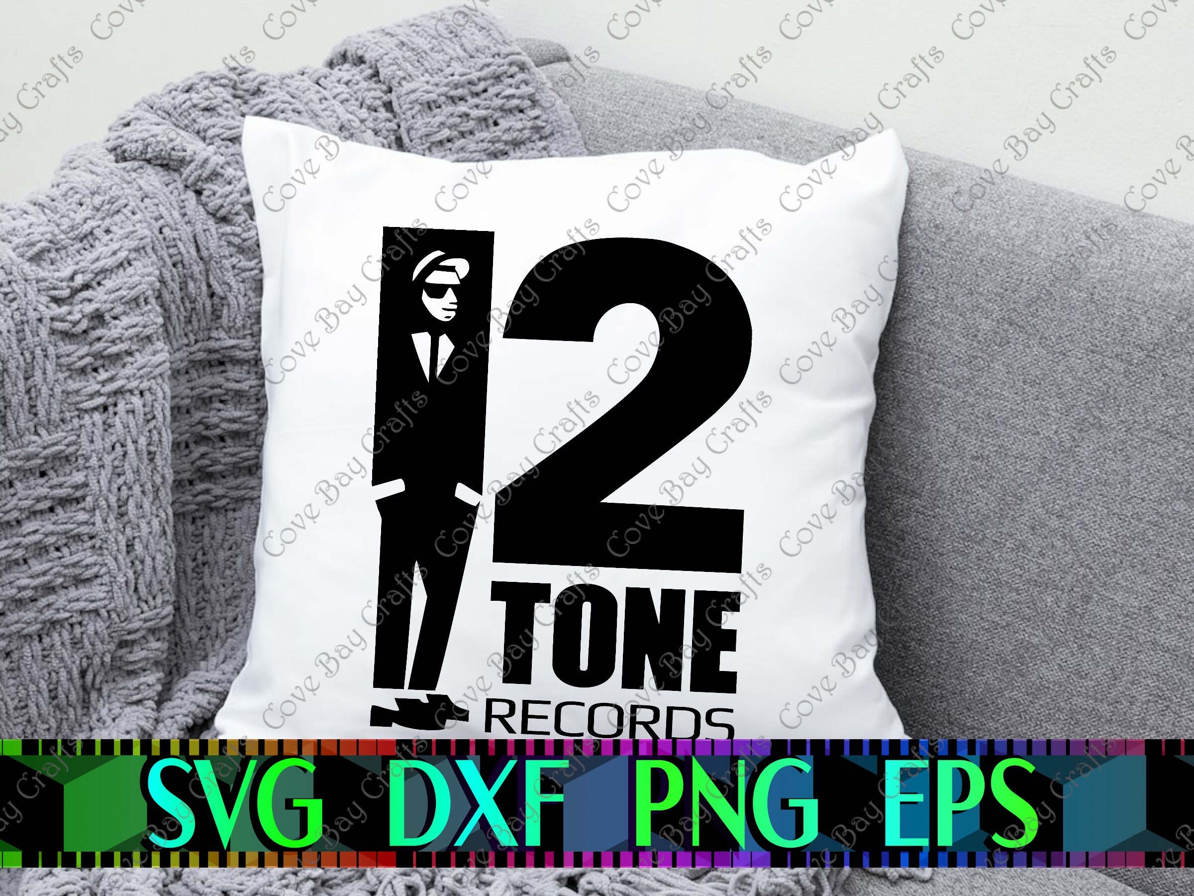 2 Tone Records SVG DXF EPS Png Download, Printable, Cuttable, Editable ...