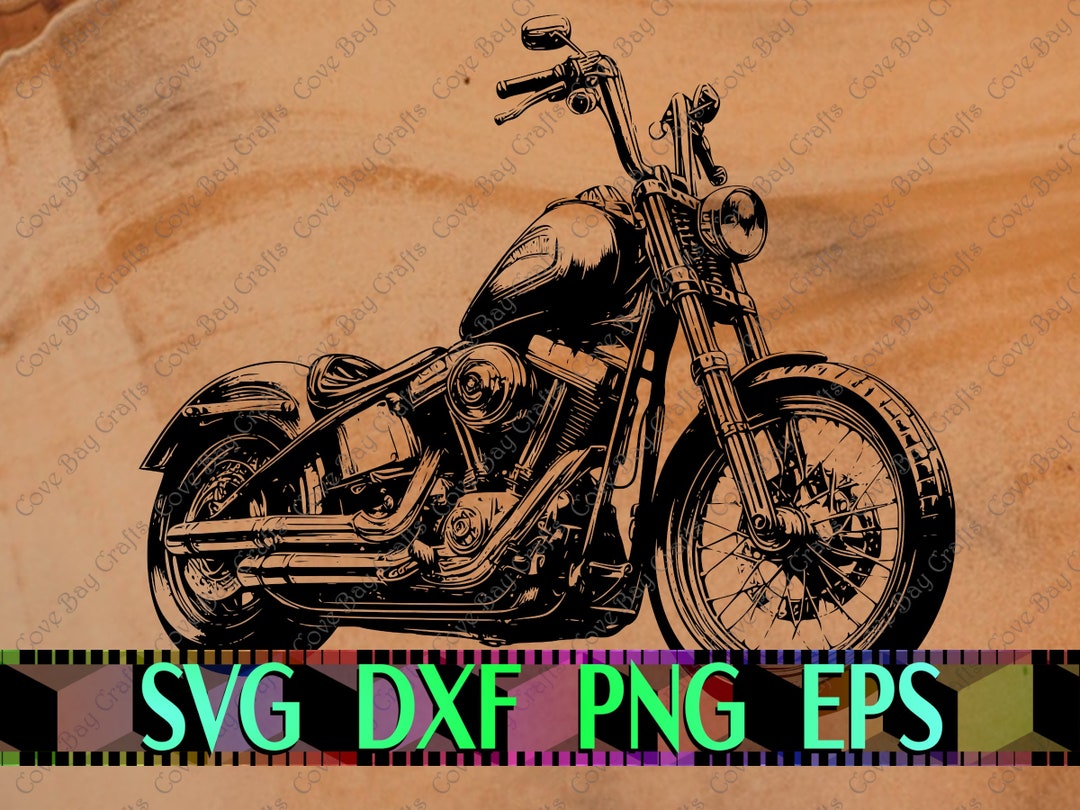 Chopper SVG DXF EPS Png Download, Printable, Editable Vector, Ready for ...