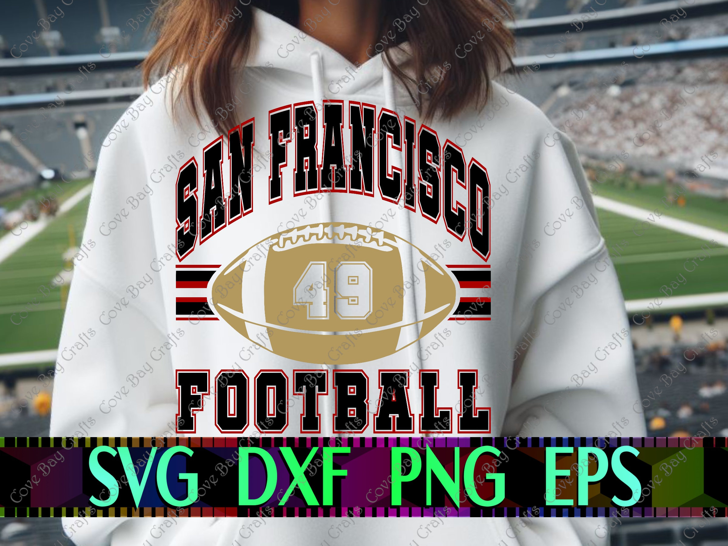 San Francisco Football Design SVG DXF EPS Png Download, Printable ...
