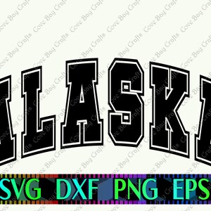 Alaska Design SVG DXF EPS Png Download, Printable, Editable Vector ...