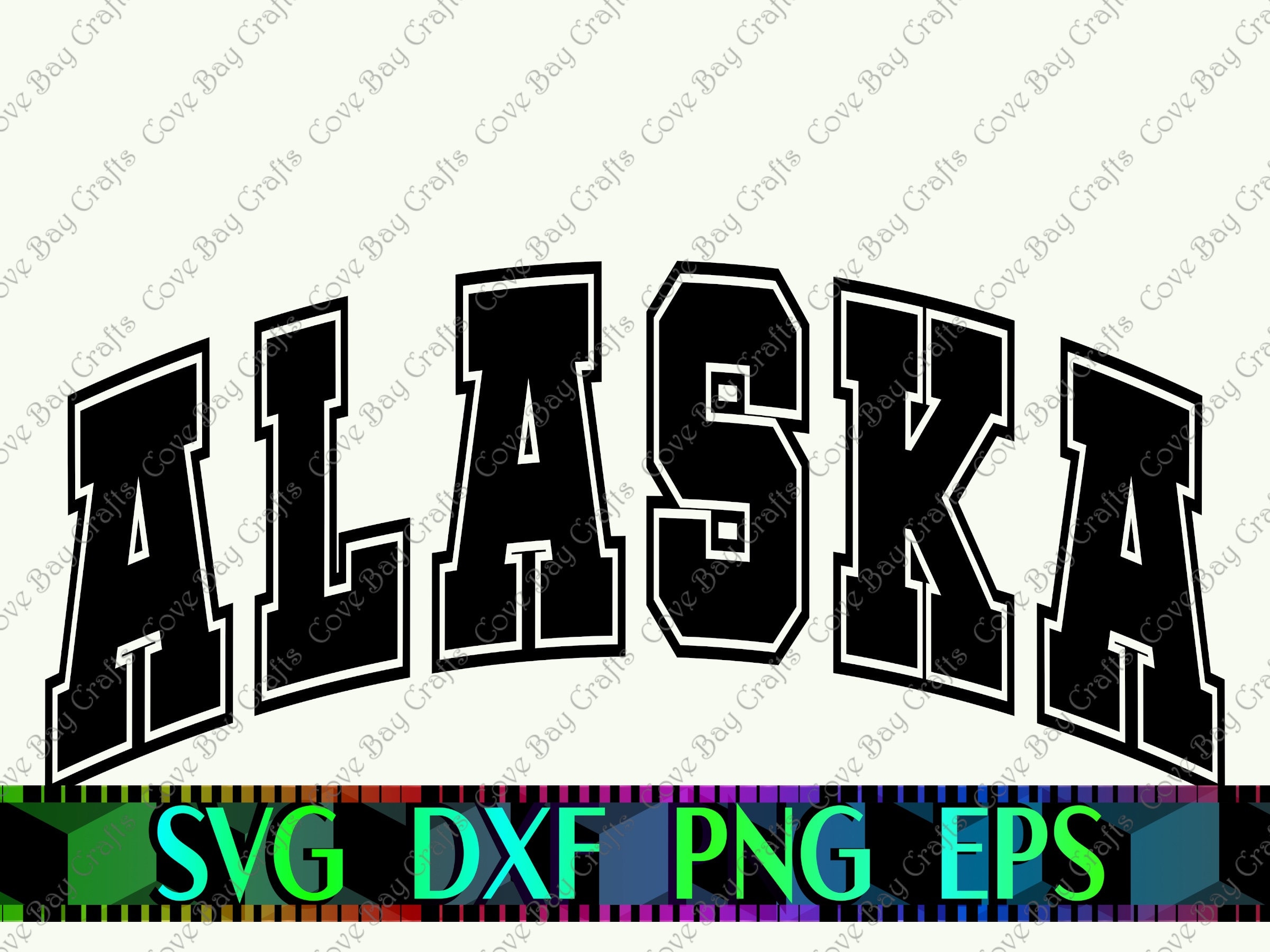 Alaska Design SVG DXF EPS Png Download, Printable, Editable Vector ...