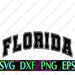 Florida SVG DXF EPS Png Download, Printable, Cuttable, Editable Vector ...