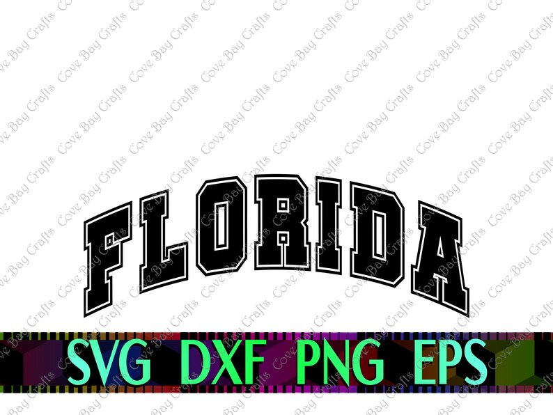 Florida SVG DXF EPS Png Download, Printable, Cuttable, Editable Vector ...