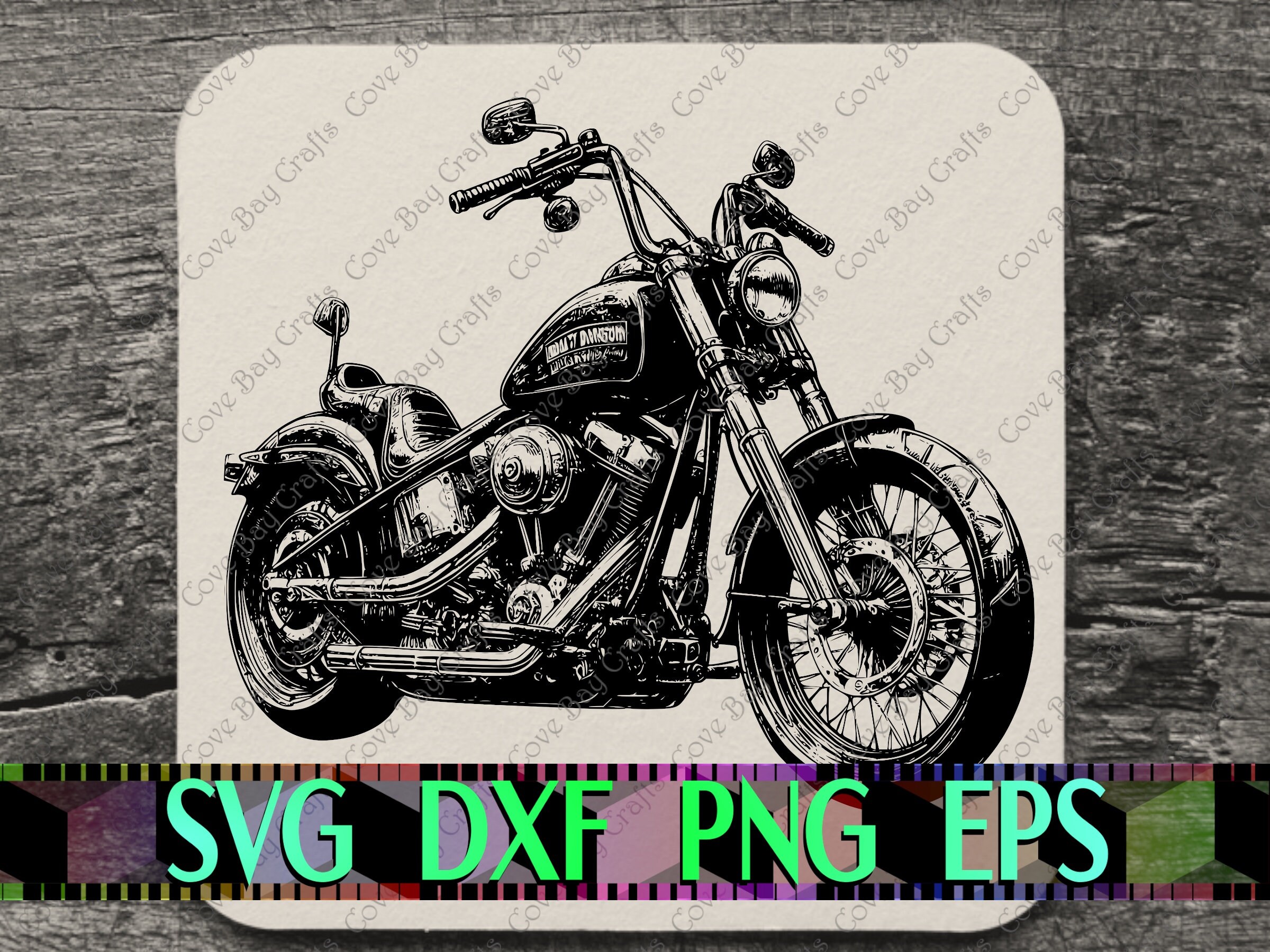 Chopper SVG DXF EPS Png Download, Printable, Editable Vector, Ready for ...
