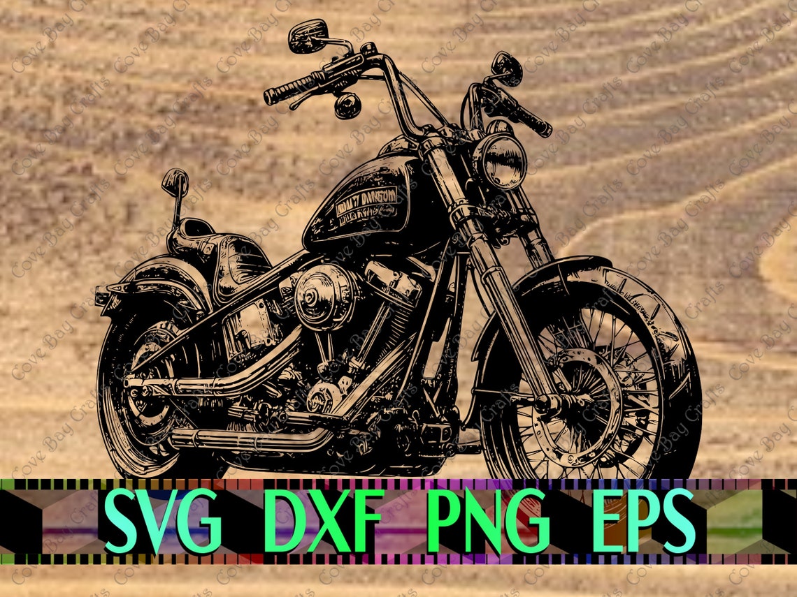 Chopper SVG DXF EPS Png Download, Printable, Editable Vector, Ready for ...