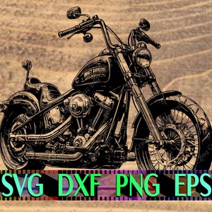 Chopper SVG DXF EPS Png Download, Printable, Editable Vector, Ready for ...