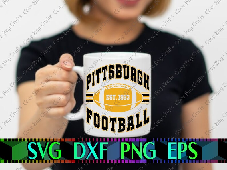 Pittsburgh Football SVG DXF EPS Png Download, Printable, Cuttable ...