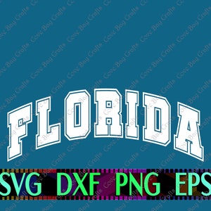 Florida SVG DXF EPS Png Download, Printable, Cuttable, Editable Vector ...