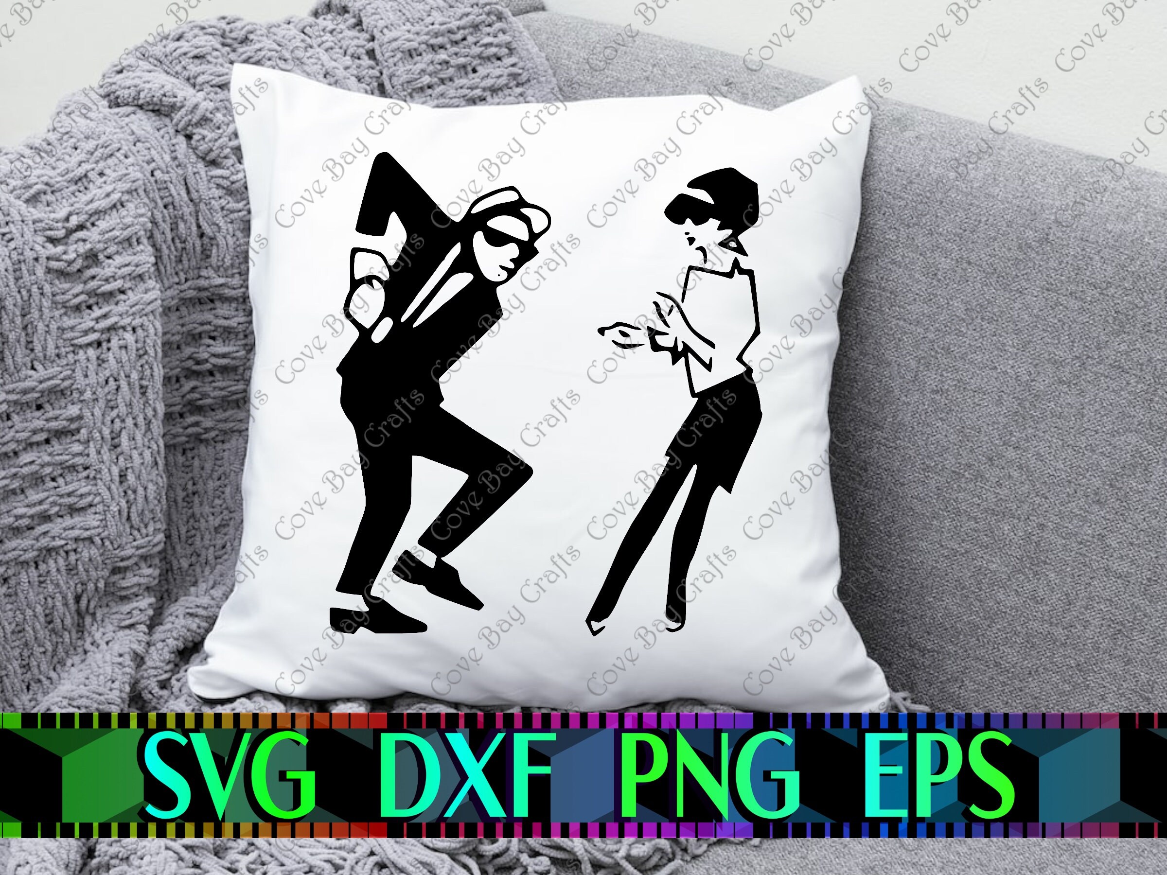 Ska Dancers SVG DXF EPS Png Download, Printable, Cuttable, Editable ...