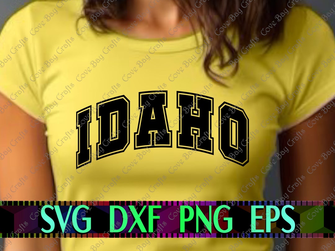 Idaho SVG DXF EPS Png Download, Printable, Cuttable, Editable Vector ...