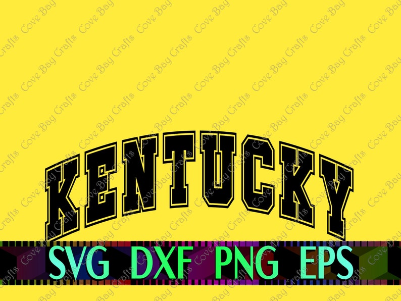 Kentucky SVG DXF EPS Png Download, Printable, Cuttable, Editable Vector ...