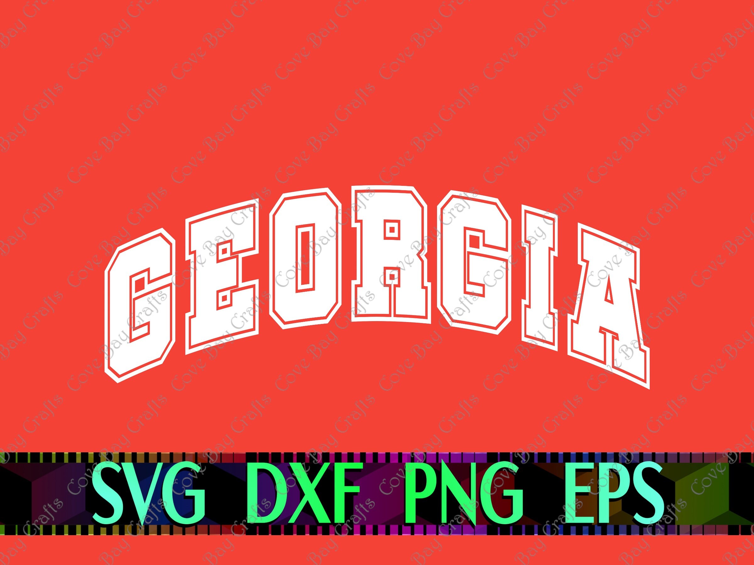 Georgia SVG DXF EPS Png Download Printable Cuttable - Etsy